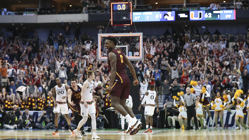 Watch Loyola's Donte Ingram Hit Wild Buzzer Beater To Upset Miami ...
