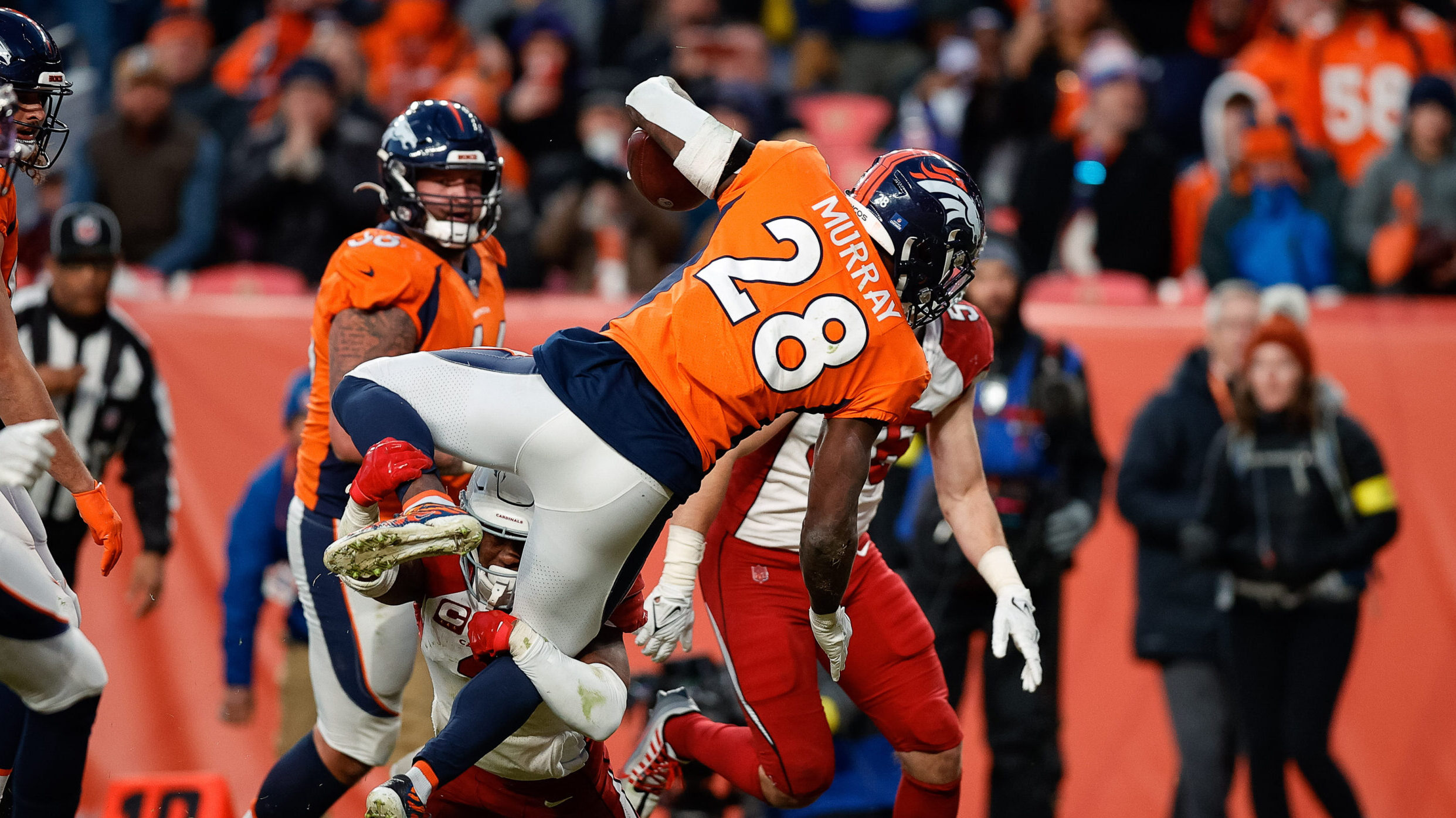 Latavius Murray is Questionable to play Sunday for the Denver Broncos