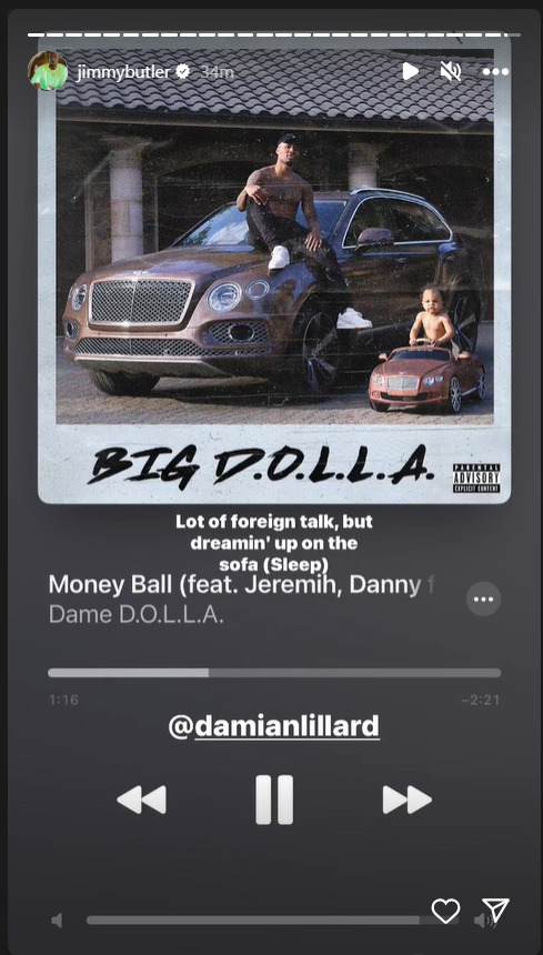 Heat Team-Up? Damian Lillard, Jimmy Butler Drop Musical Hints Heat Team-Up? Damian Lillard, Jimmy Butler Drop Musical Hints
