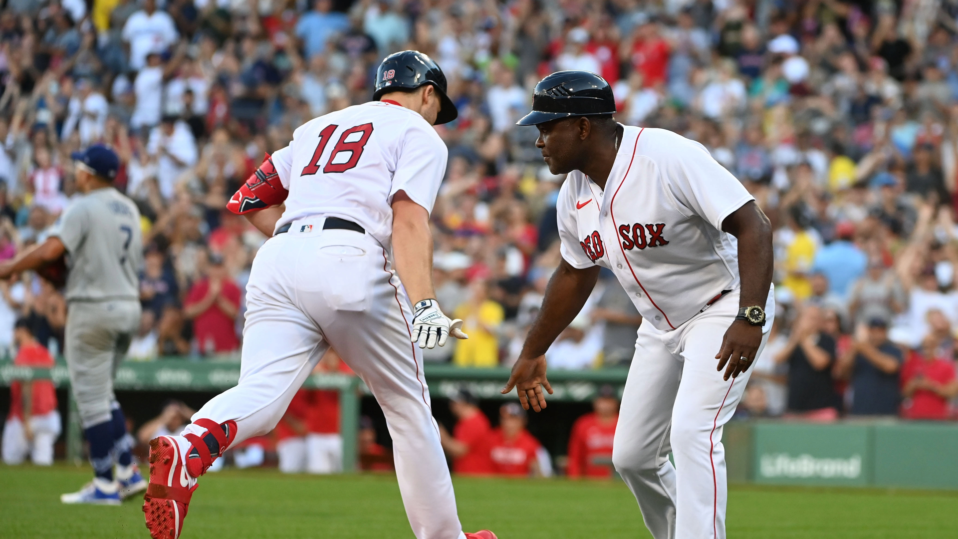 Red Sox's Adam Duvall Delivers Go-Ahead Home Run Vs. Dodgers