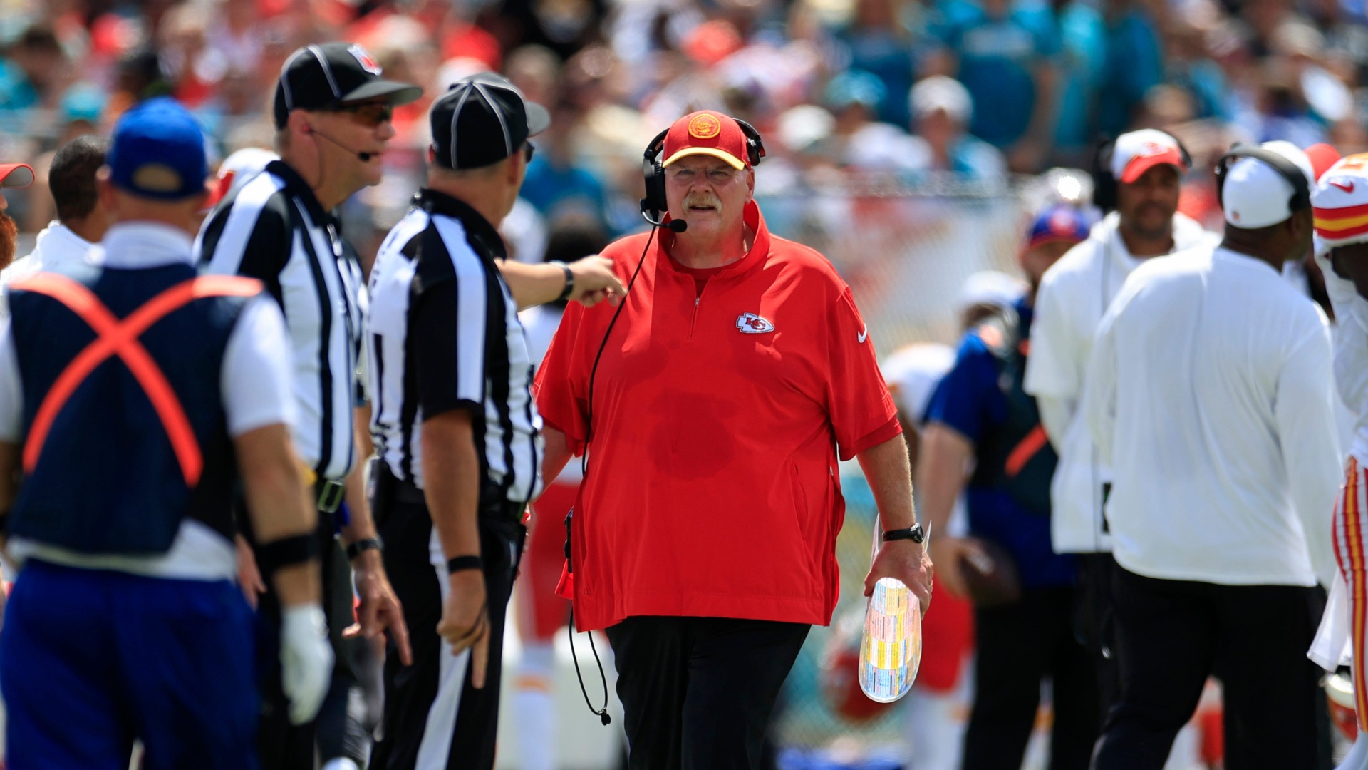 Foul Play? Andy Reid Thinks Chiefs' Tackle Might Be 'Picked On' By Refs