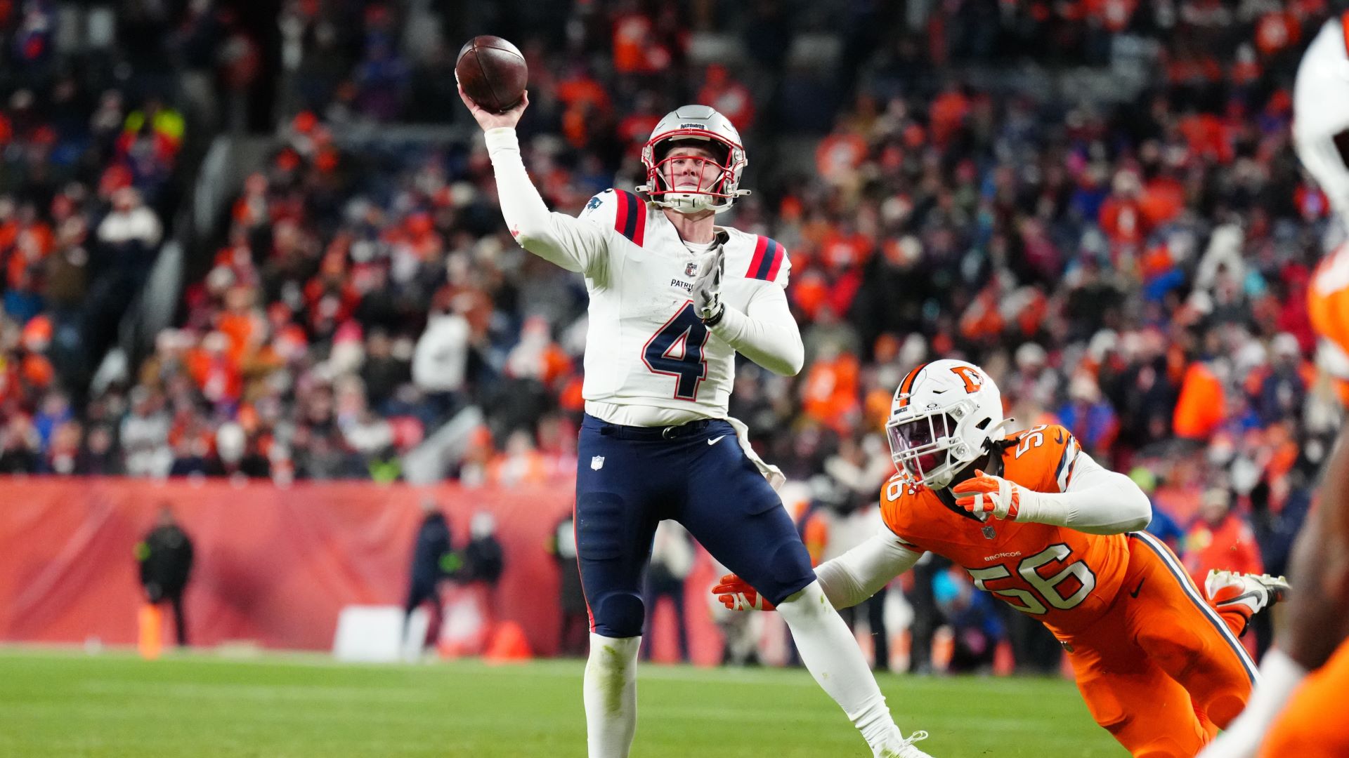 Bailey Zappe Jumps For Joy On Patriots Game-Winning Field Goal