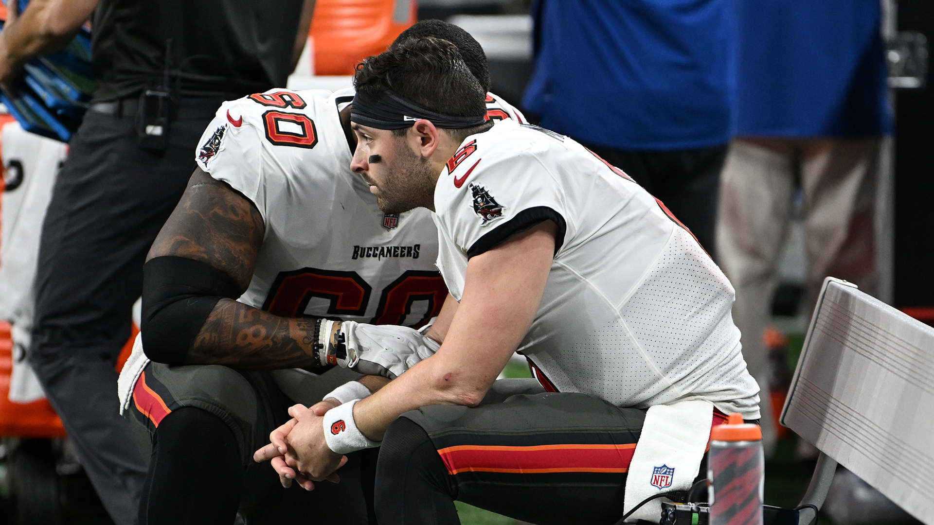 Bucs QB Baker Mayfield Torn Up By Game-Costing Interception Vs. Lions