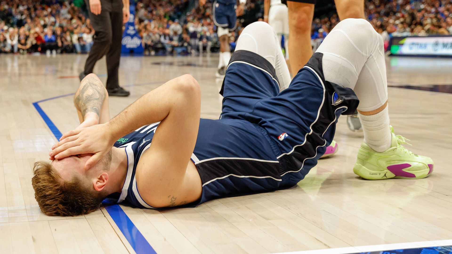 Luka Doncic Reacts To Getting Crossed Up By Jaylen Brown