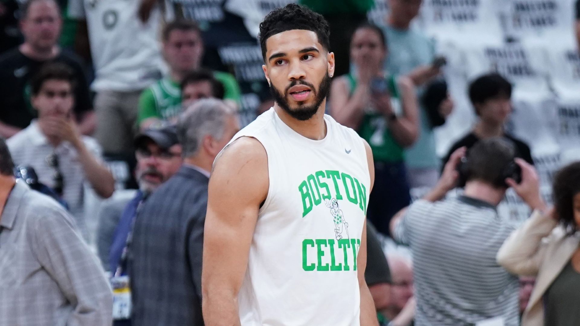 Celtics Star Jayson Tatum Joins Team USA With Brand-New Look