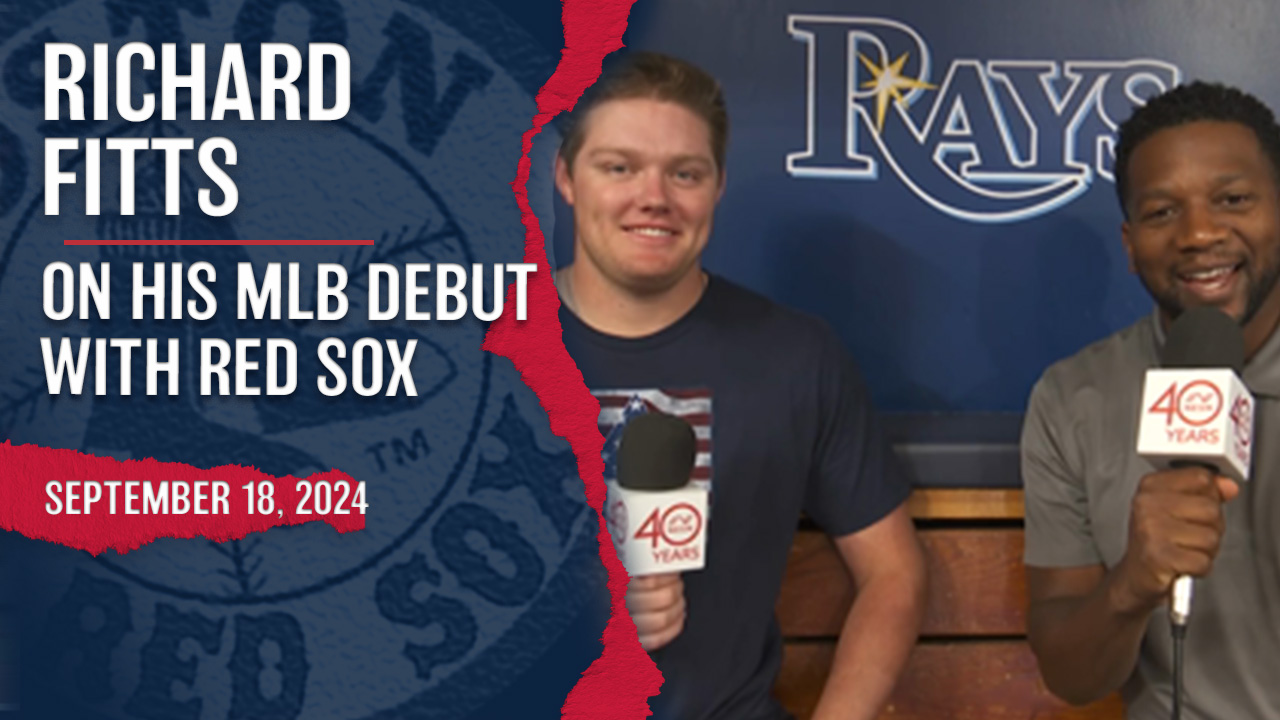 Red Sox Pitcher Richard Fitts On His MLB Debut With Boston