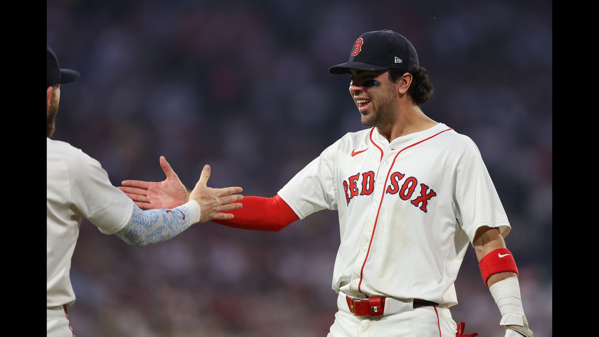 Marcelo Mayer Shouts Out Red Sox Fans After Monster Game