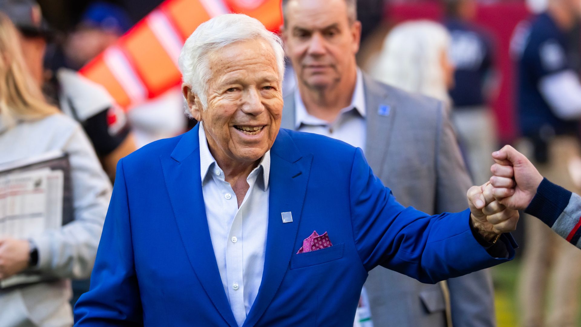 Robert Kraft, Julian Edelman Share Sweet Moment After Patriots Hall Of ...
