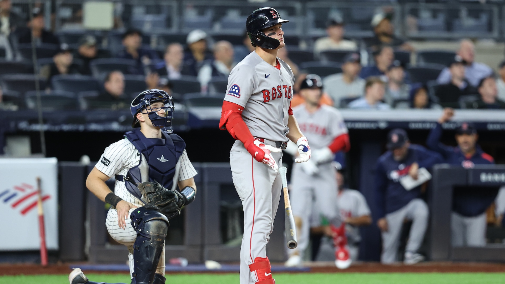 Red Sox-Yankees: Alex Cora, Roman Anthony Talk 'The Bat Flip'