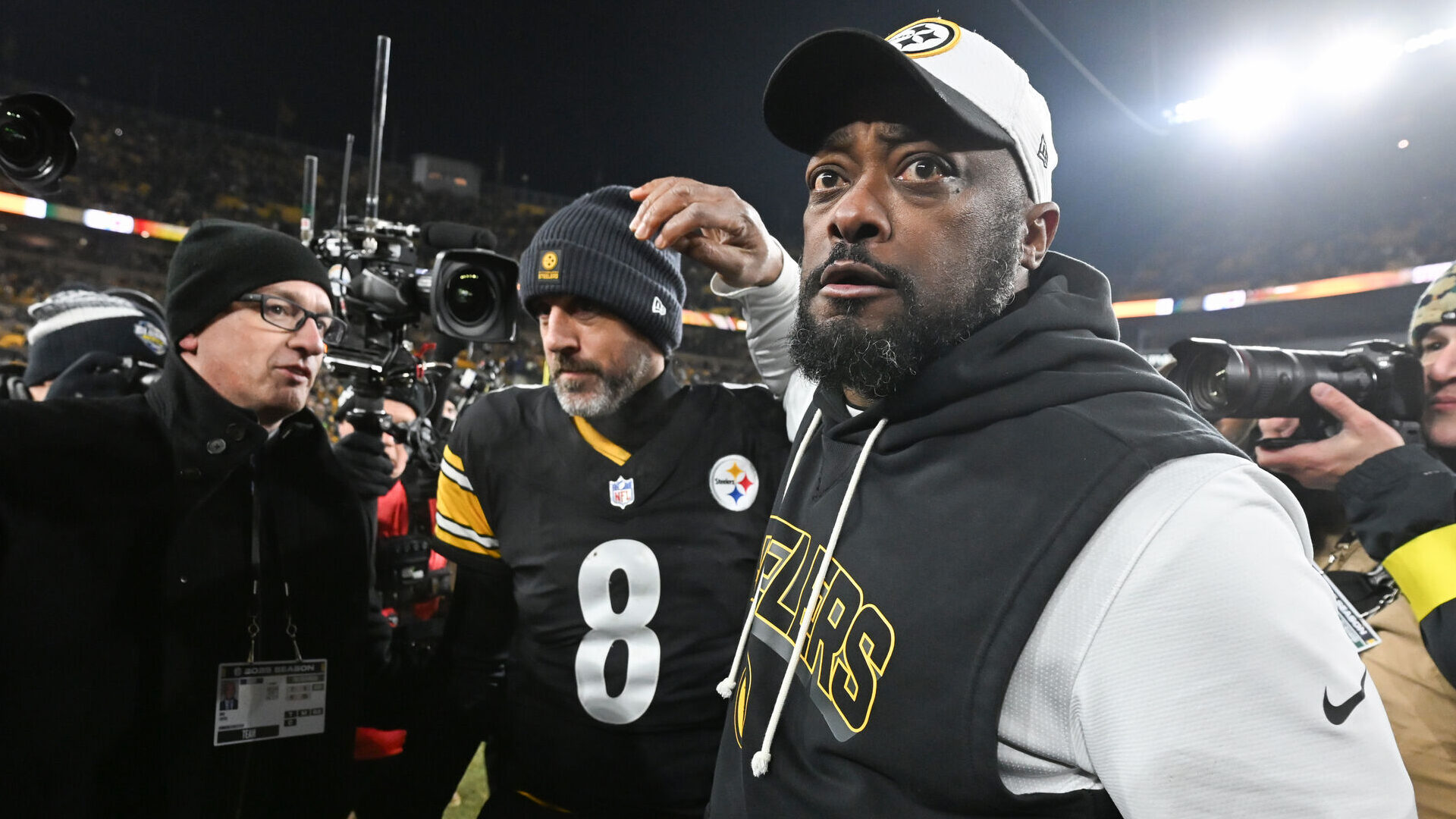 Aaron Rodgers' Emotional Reaction To Mike Tomlin's Departure From Steelers